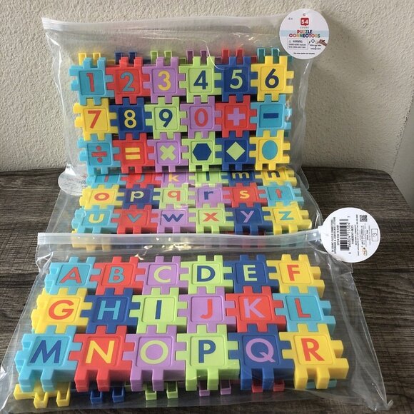 ANKYO | Toys | Three Sets Ankyo Puzzle Connectors Alphabet And Numbers ...